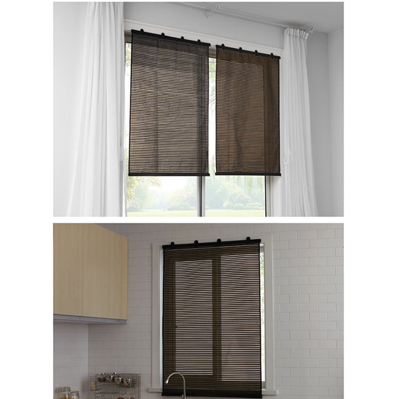 Roller Blinds Hollow Translucent Shades Window Cur... – Grandado