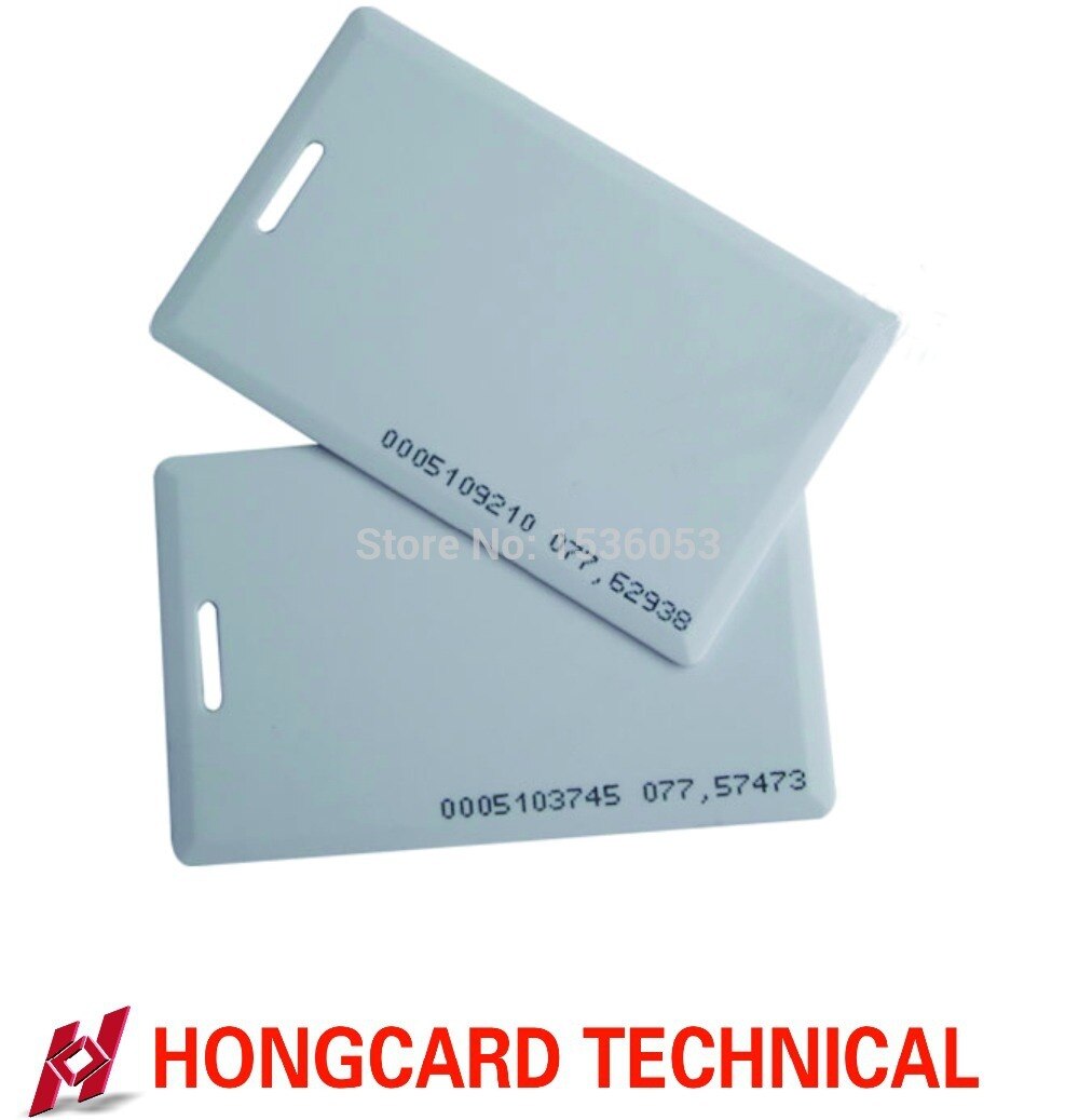 Proximity EM ID dikke Card met gat, 125 KHZ rfid-k... – Vicedeal