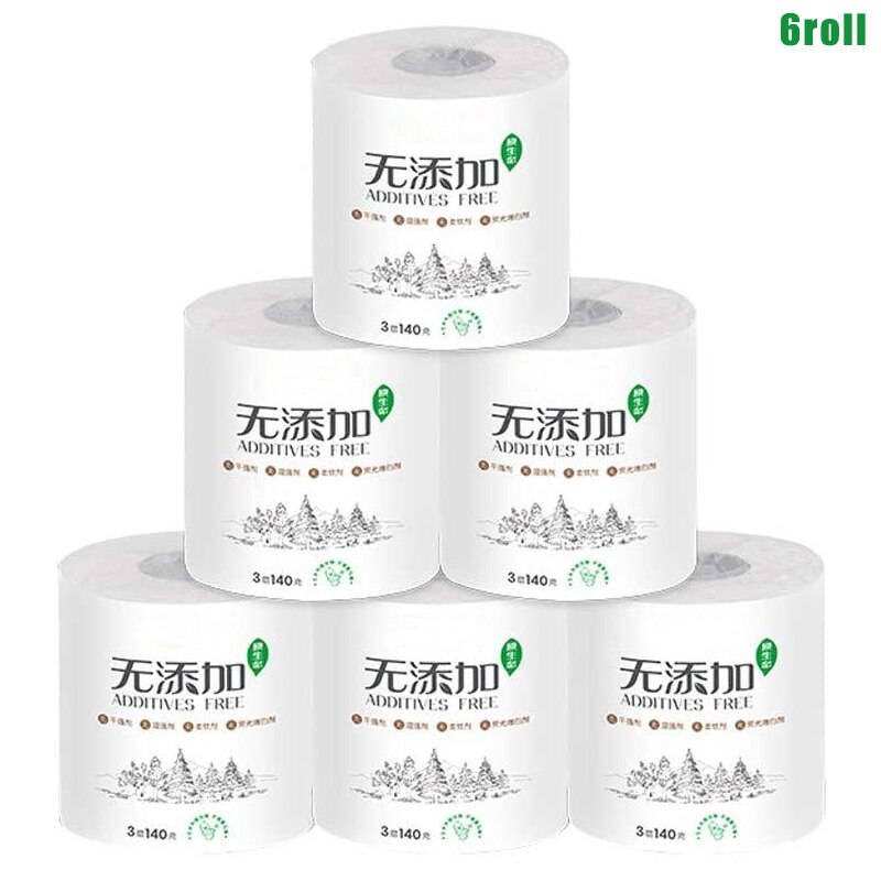 Spot 3-ply Toilet Paper Home Roll Paper Soft Skin-... – Vicedeal