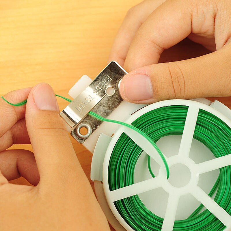 30m Tuin Twist Tie Wire Cable Reel Met Cutter Tuin... – Grandado