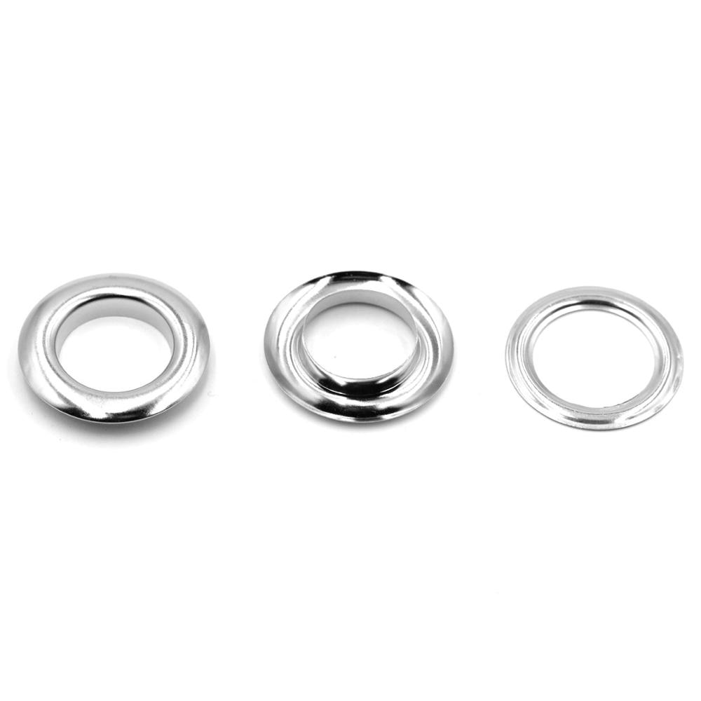 KALASO-Juego de 10 ojales plateados de tamaño gran... – Grandado