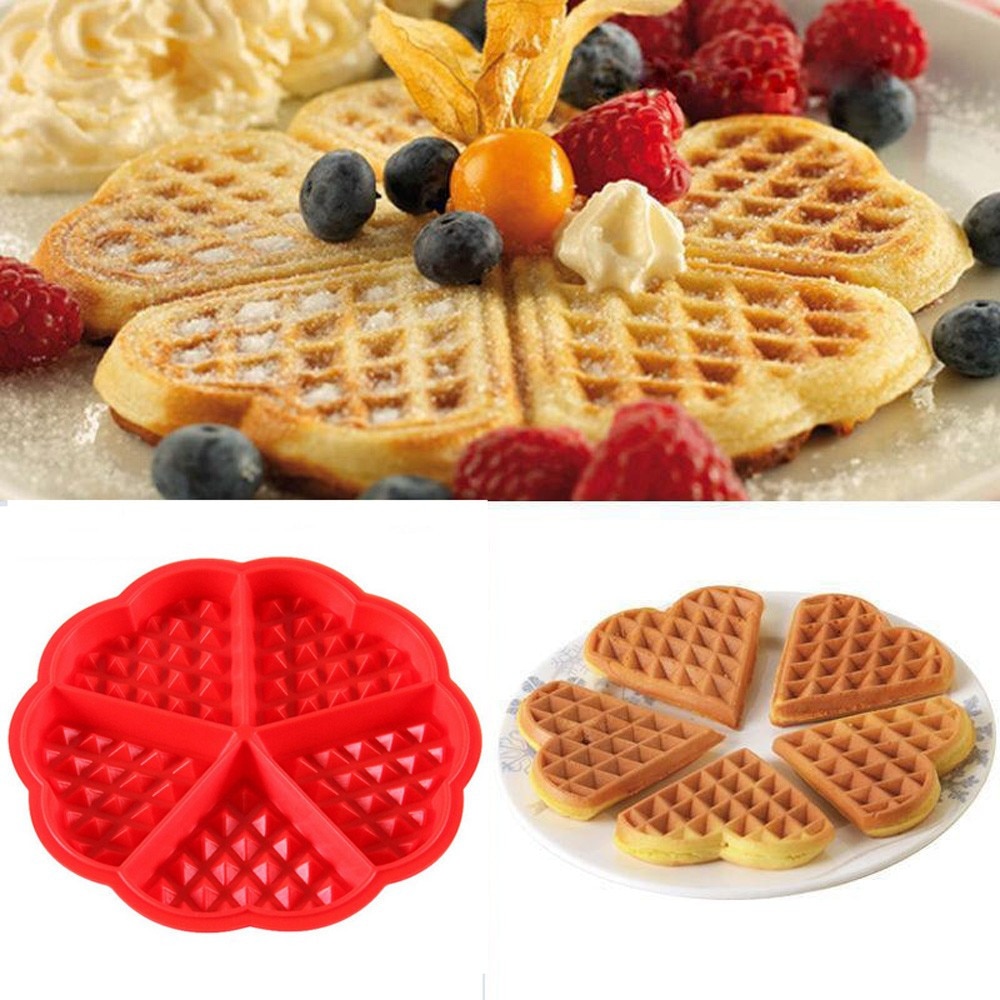 2PC Kitchen Silicone Mini Round Waffles Pan Cake B... – Vicedeal