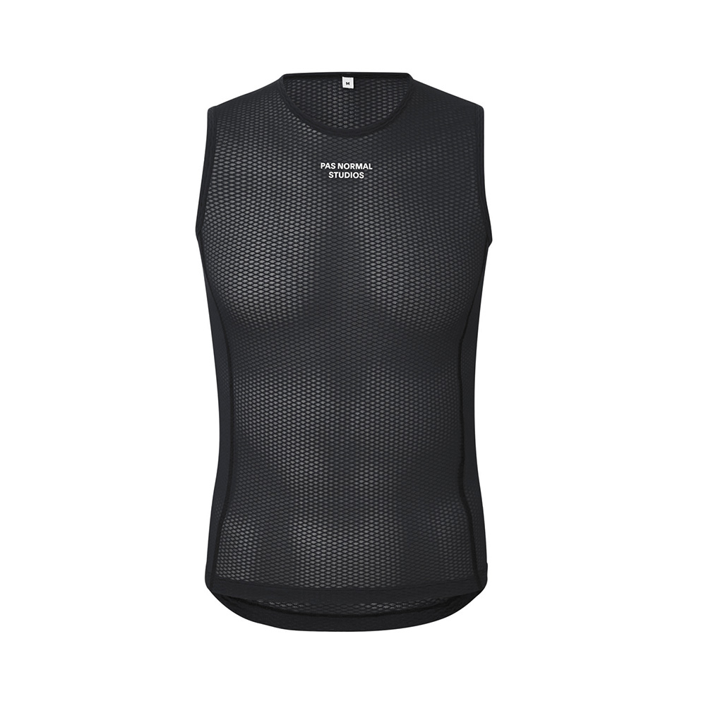 Men Mesh Breathable Sleeveless Base Layer Black Cy... – Vicedeal