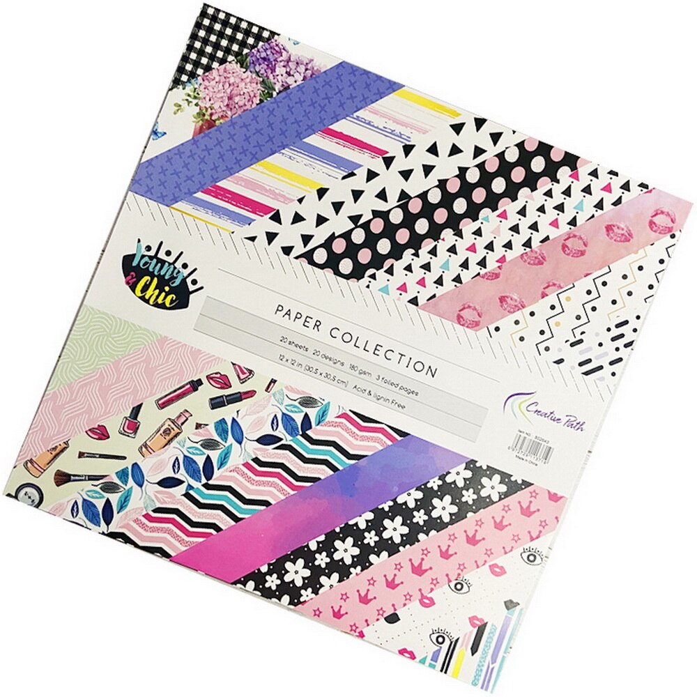 CRZCrafter Scrapbooking Papers 12 Inch Background ... – Grandado