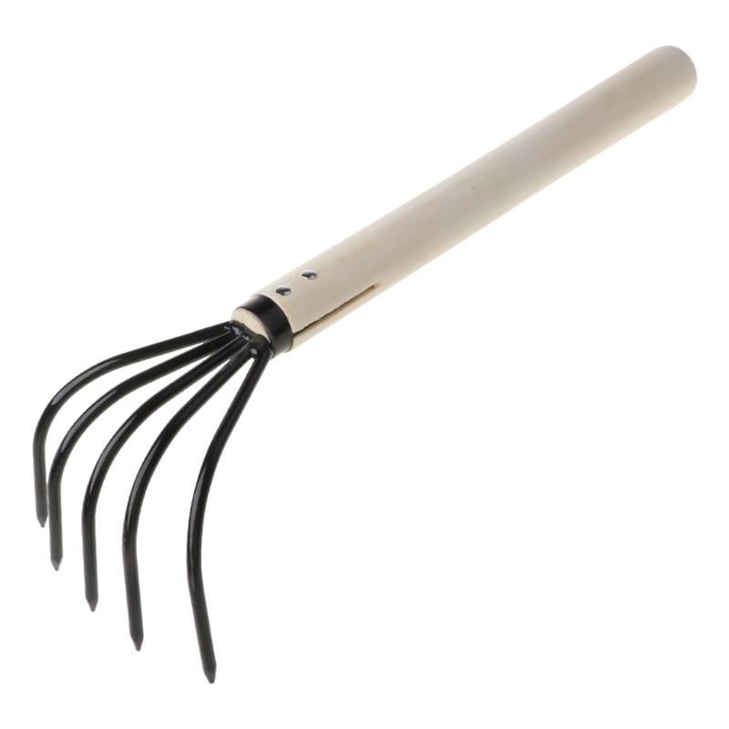 Garden Leaf Collection Five-tooth Rake Comb Weeder... – Grandado