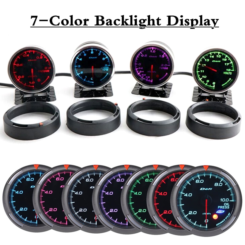 DEFI Water Temperature Gauge 7 Colors LCD Display ... – Grandado
