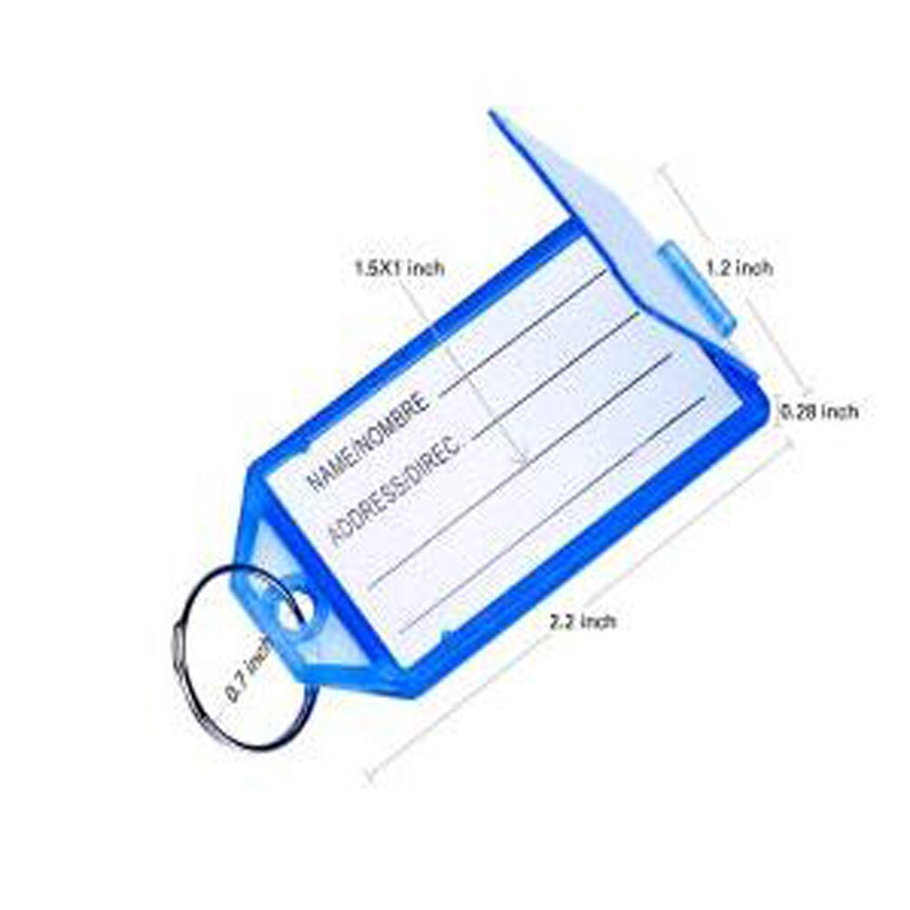 XRHYY 5 Farben Transparent Tough Kunststoff Schlüs... – Vicedeal