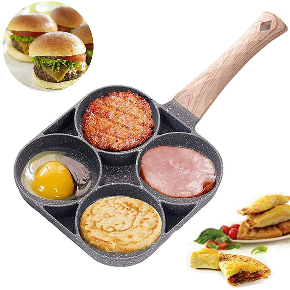 4 Gat Gebakken Ei Burger Pan Non Stick Ei Pannenko... – Grandado
