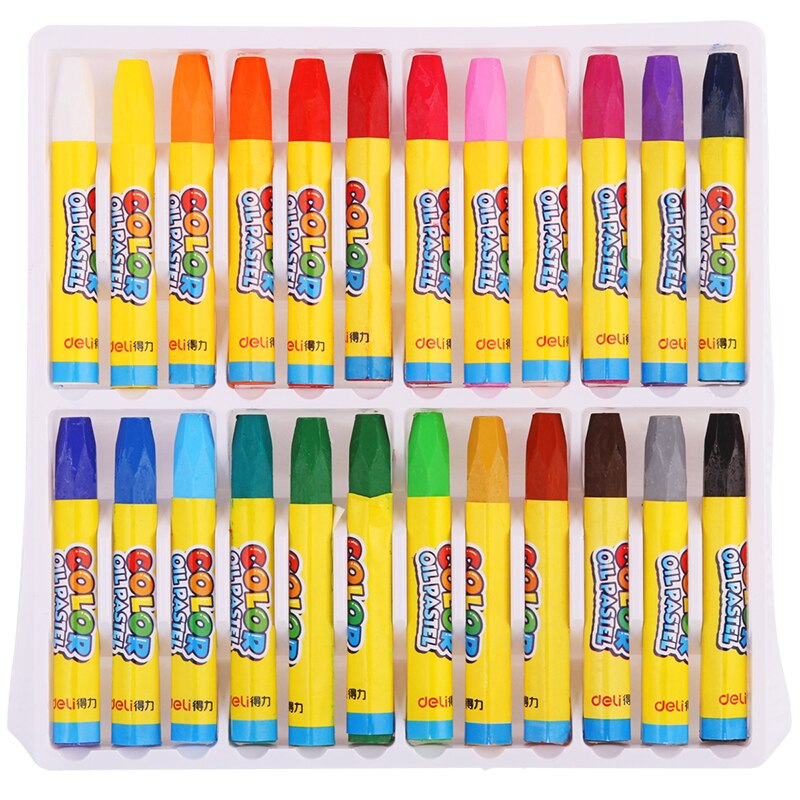 Deli color oil pastels color painting sticks color... – Vicedeal