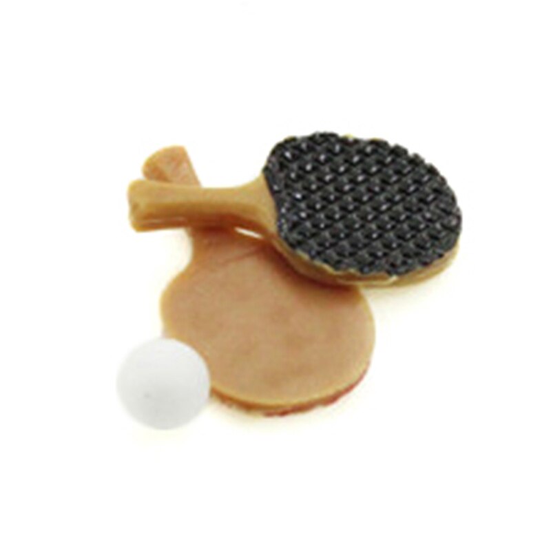 1:12 Miniature ping pong paddle dollhouse diy doll... – Grandado