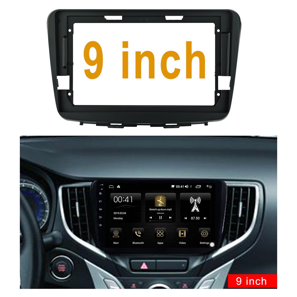 Car Fascia For SUZUKI Baleno Double Din 9 Inch Pla... – Grandado