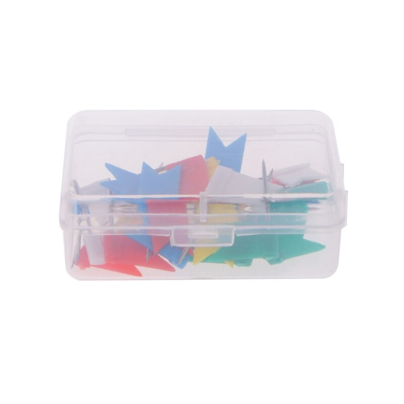 30PCS Flag Marker Shape Map Pins Cork Notice Board... – Vicedeal