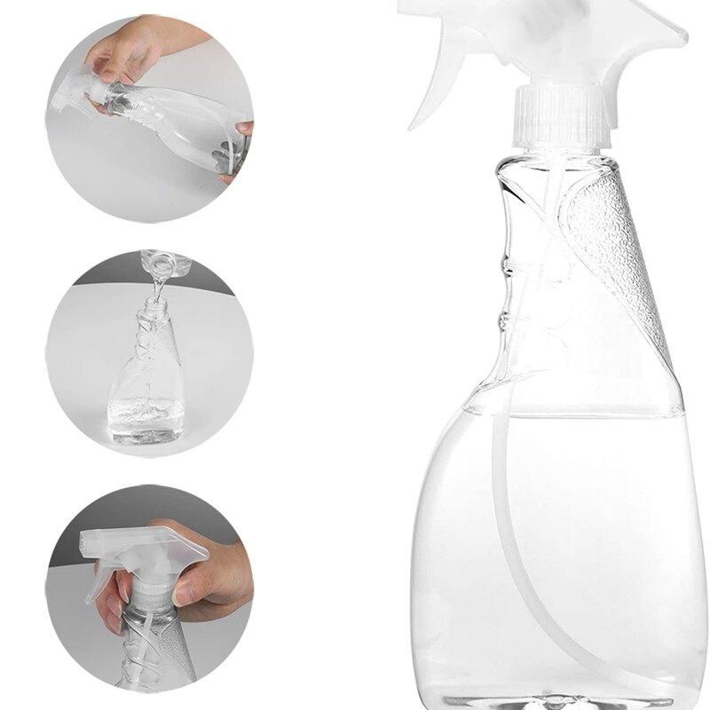 500 ml Clear Mist Spray Bottles for Alcohol Disinf... – Vicedeal