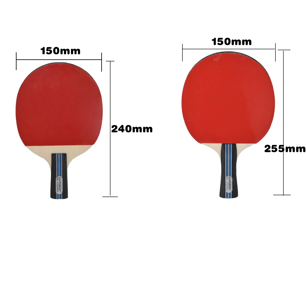 Table Tennis Racket Set 2 Ping Pong Paddles and 3 ... – Grandado