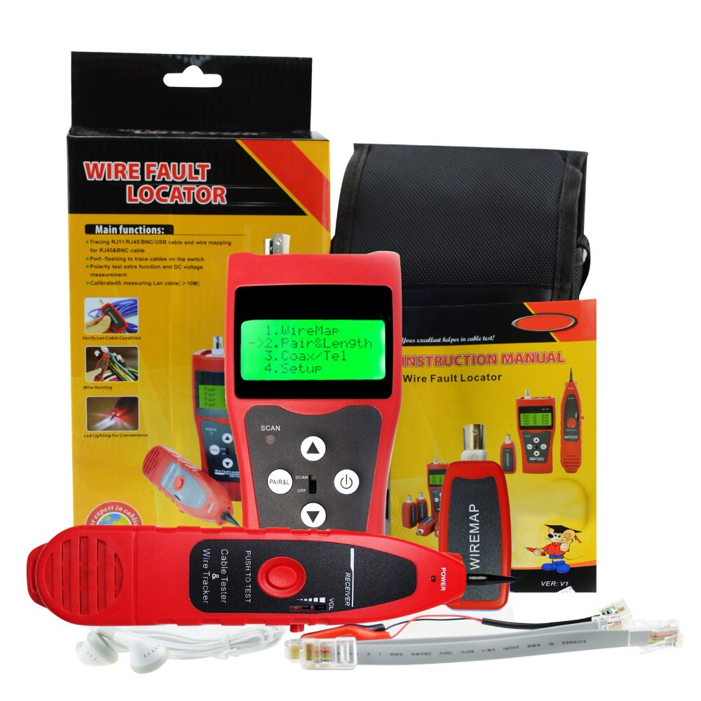 Digital Network LAN Monitoring Cable Tester LCD Wi... – Grandado