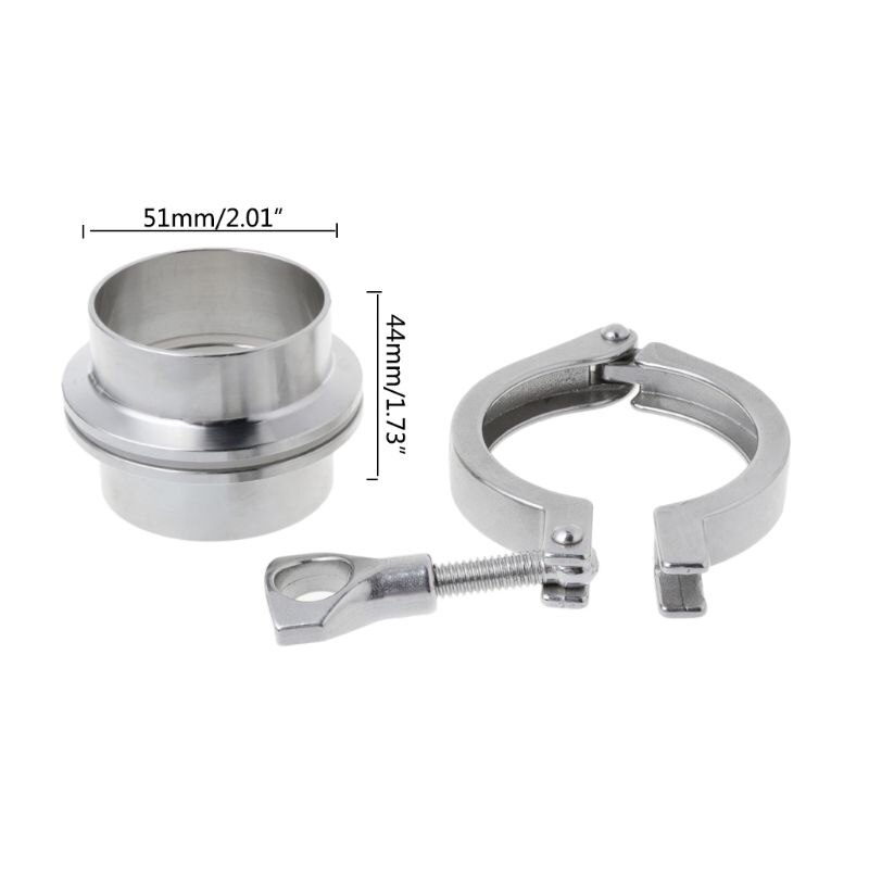 304 Stainless Steel Sanitary Clamp Quick-connect J... – Grandado