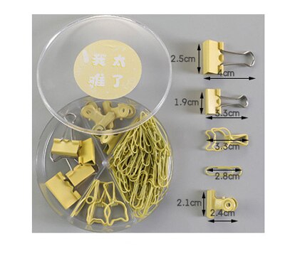 EZONE 94PCS/Box Candy Color Paper Clip Office Bind... – Vicedeal