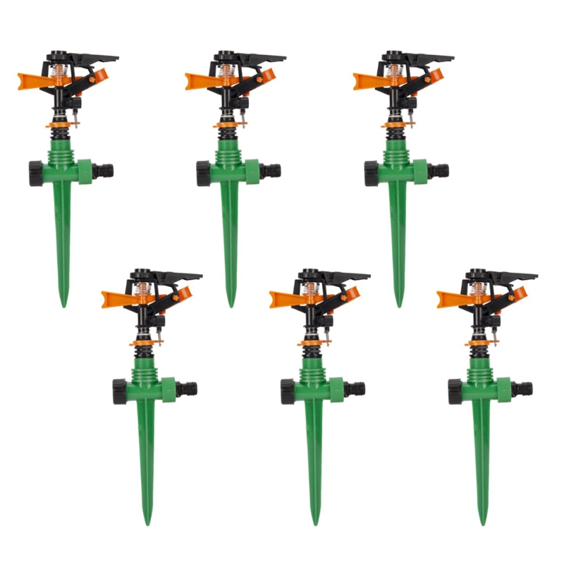 6Pcs 1/2 Inch Garden Jet Sprinkler Head 360 Rotati... – Grandado