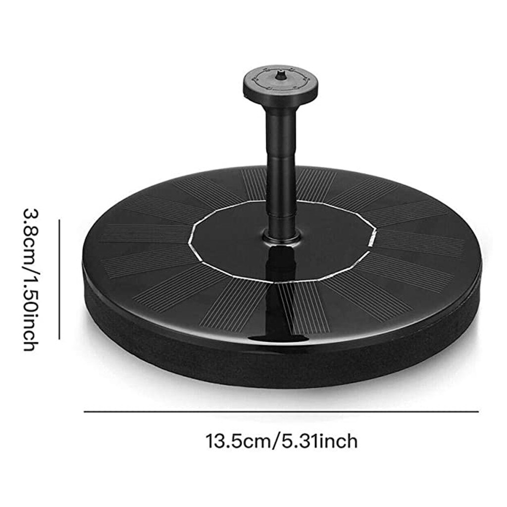 Solar Pump 1W Free Standing Floating Solar Bird Ba... – Grandado