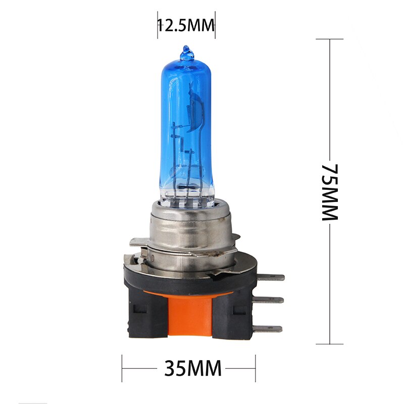 2pcs auto 15/55W H15 Halogen Bulb xenon drl 12V 50... – Grandado