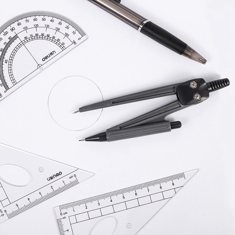 8pcs/set Plastic Geometry Protractor Drawing Schoo... – Grandado
