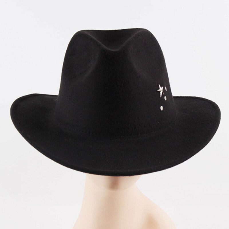 Retro Jazz Hoed Brede Rand Western Cowboy Hoed Uni... – Vicedeal