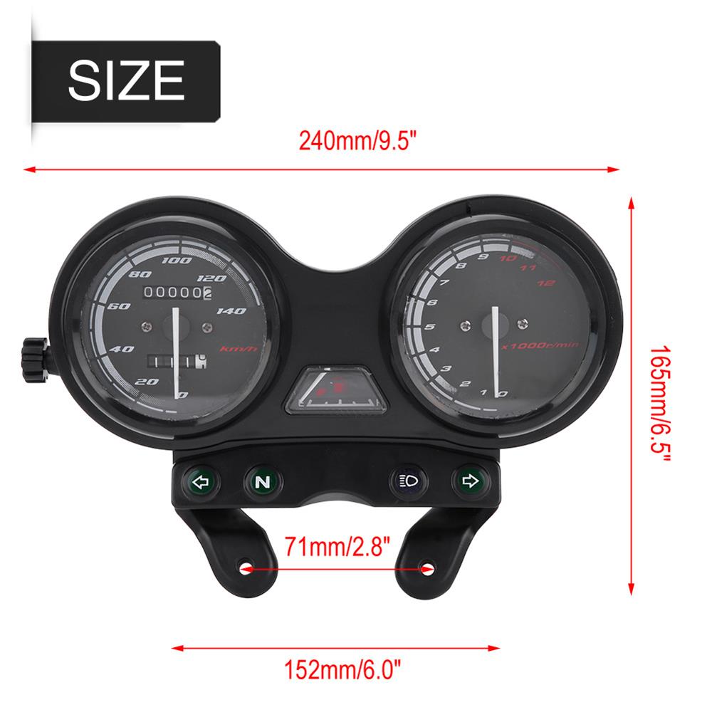 Panel de instrumentos para motocicleta, odómetro L... – Grandado
