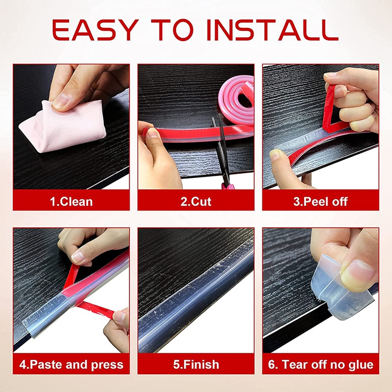 Baby Proofing, Silicone Edge Protector Strip, Soft... – Vicedeal