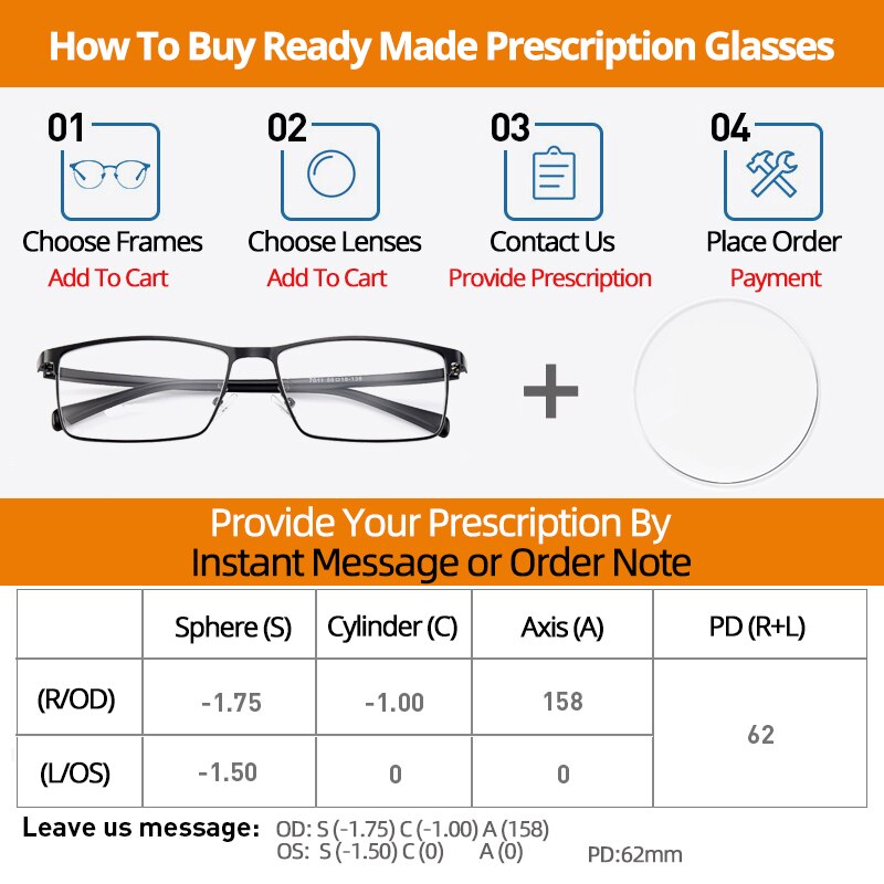 1.56 Index Prescription Lenses CR-39 Resin Aspheri... – Vicedeal