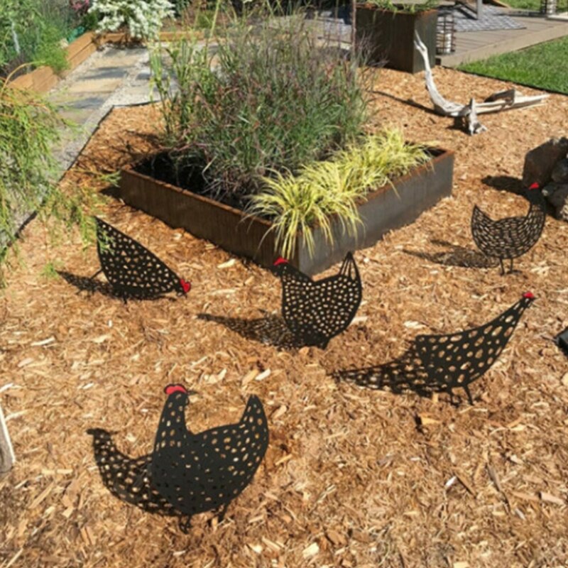 Rooster Animal Silhouette Pile Shadow Decoration S... – Grandado