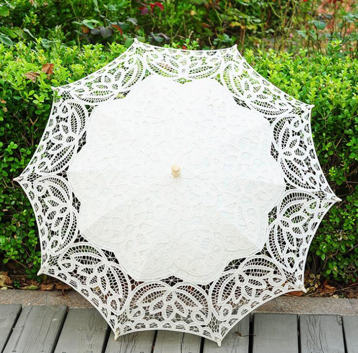 MissRDress Patroon Battenburg Lace Vintage Paraplu... – Vicedeal