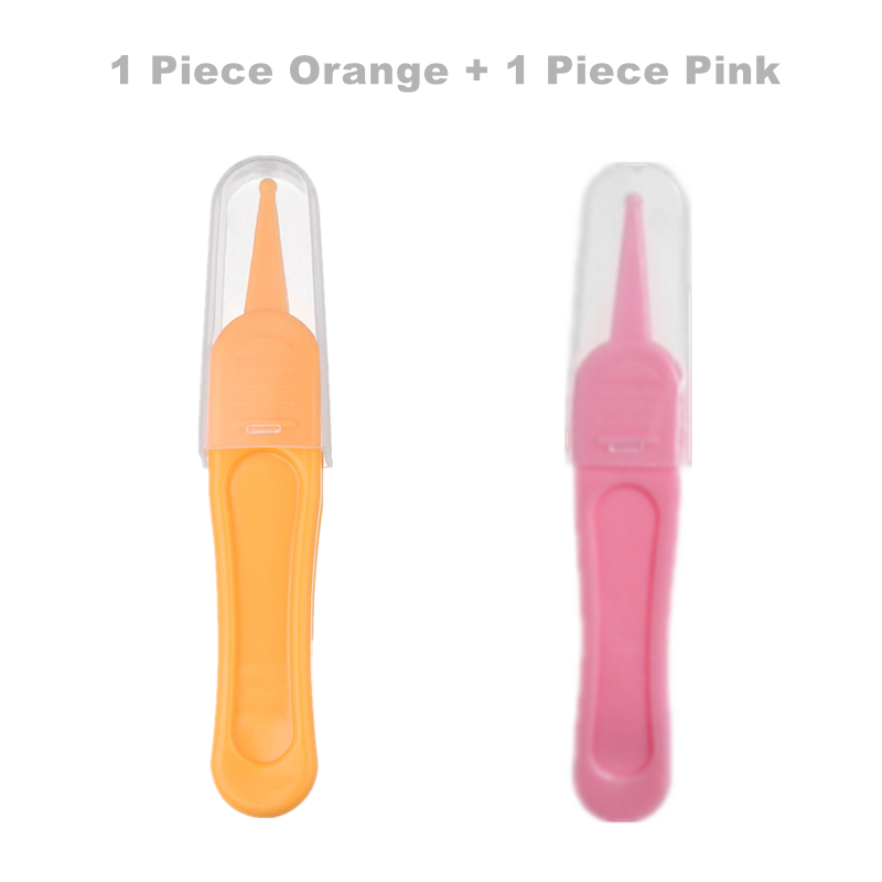 2 Pcs Baby Nose Booger Ear Wax Clean Tweezers Chil... – Grandado