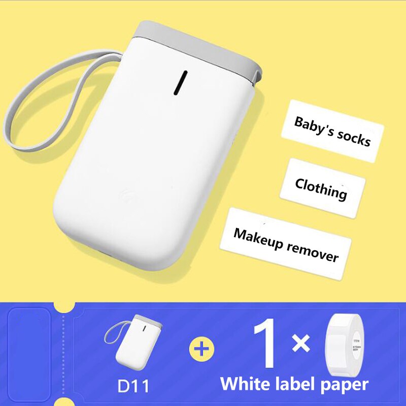 Label Printer D11 Mini Smart Label Maker BT Therma... – Grandado