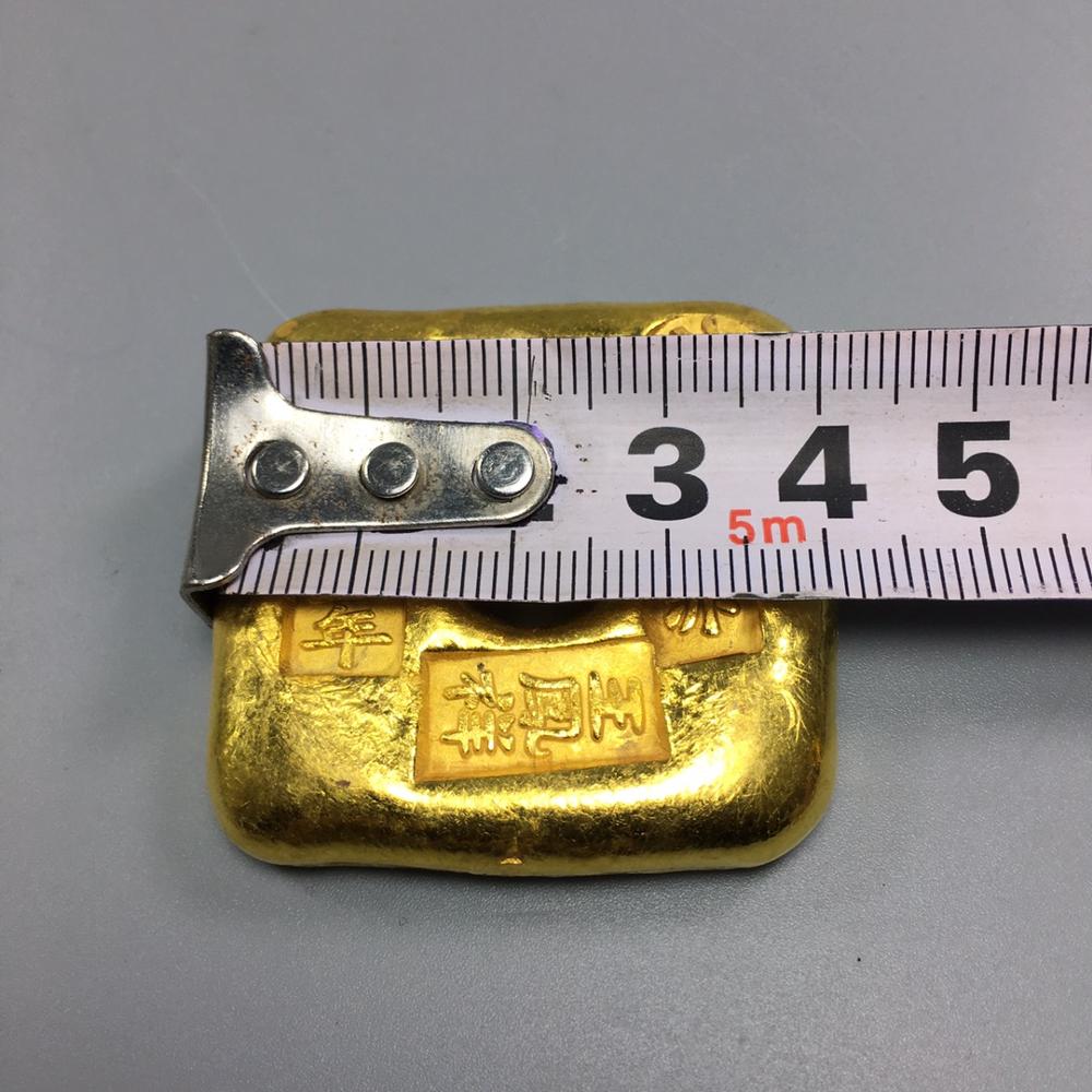 Exquisite antique copper gold ingot (barefoot) dec... – Grandado