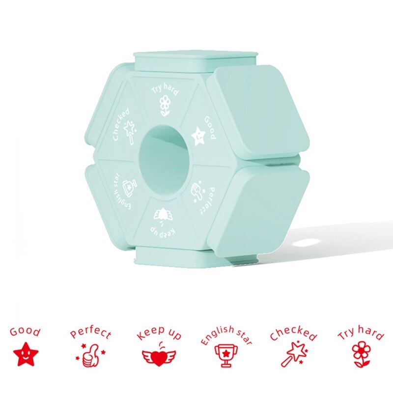 Six Sided Teaching Review Stamp with 6 Pattern Sch... – Grandado