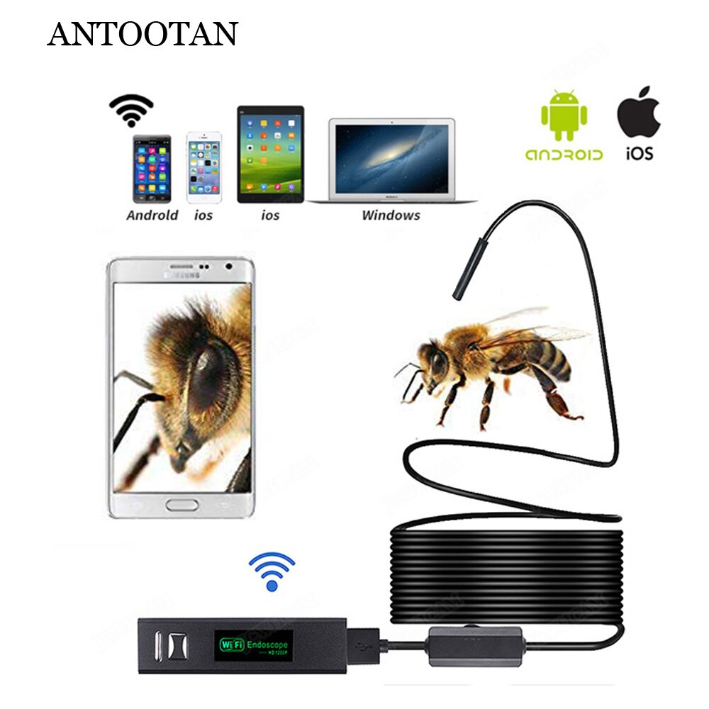 WIFI Endoscope Camera HD 1200P 1-10M Soft Wire IP6... – Vicedeal