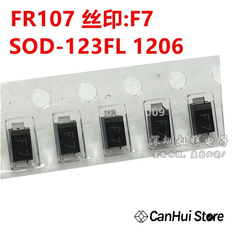 100 pcs FR107 SOD-123L Diode F7 – Vicedeal