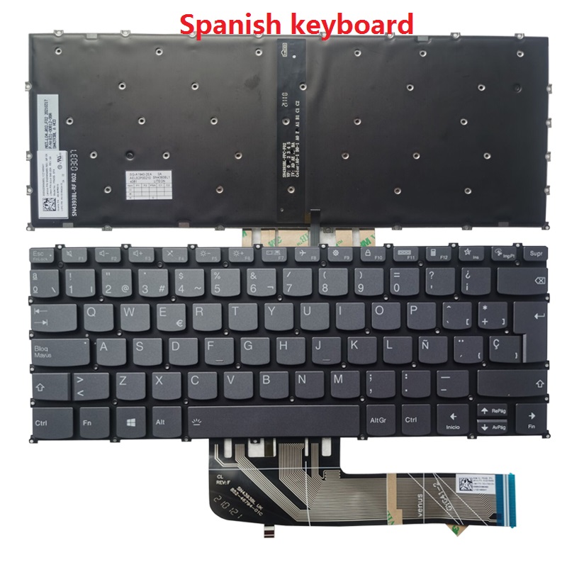 Us/Spaanse Sp Laptop Toetsenbord Voor Lenovo Ideap... – Vicedeal