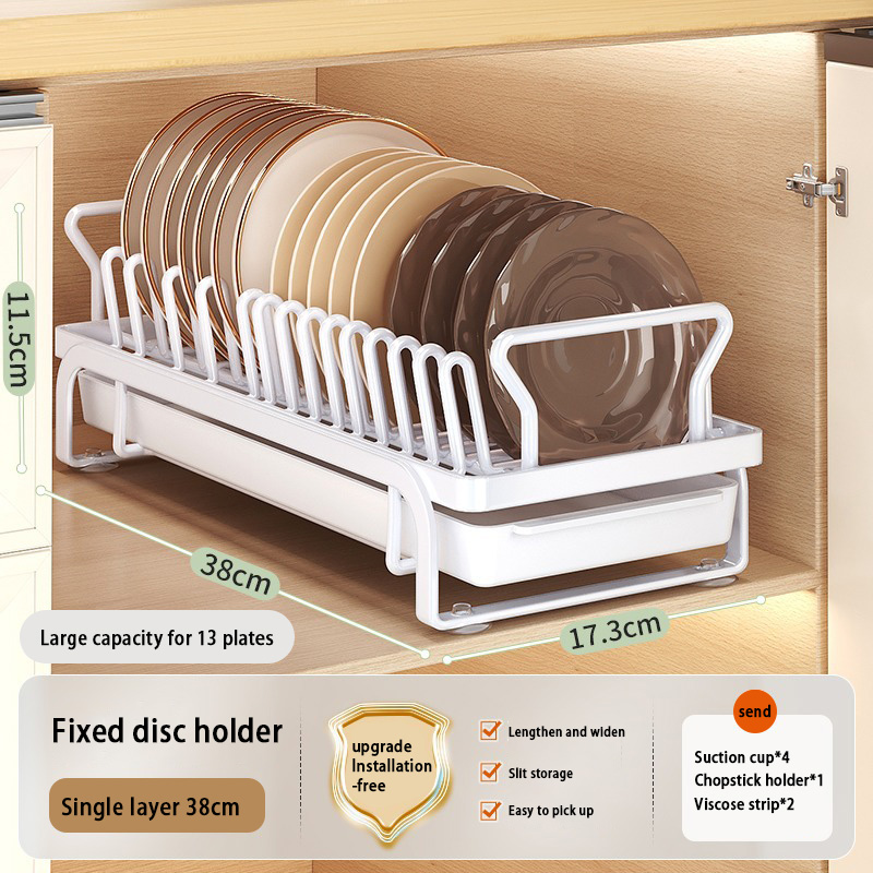 Kitchen Pull-out Dish Bowl Drainer Storage Rack Co... – Grandado
