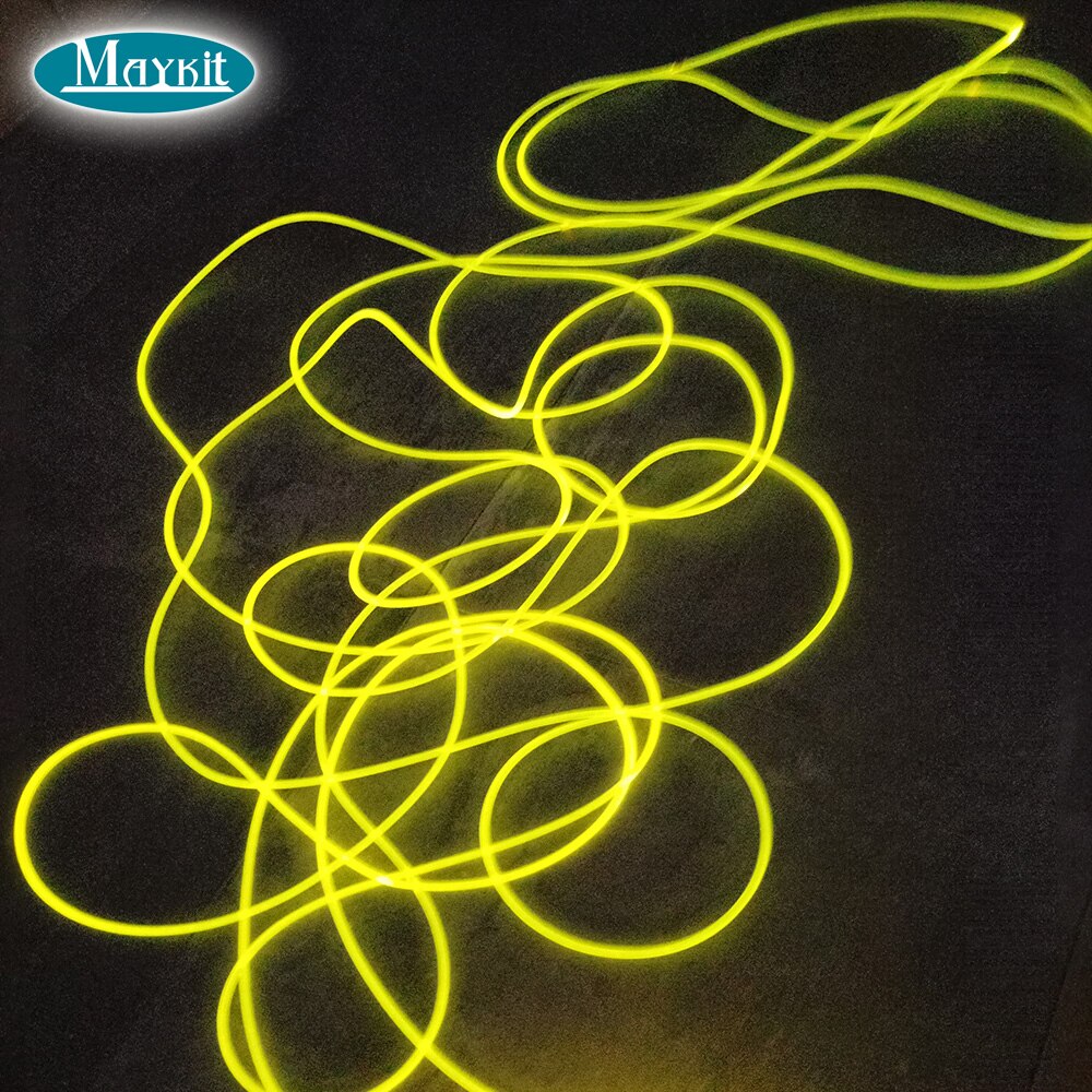 Maykit Big 4mm side glow optic fiber cable light n... – Grandado