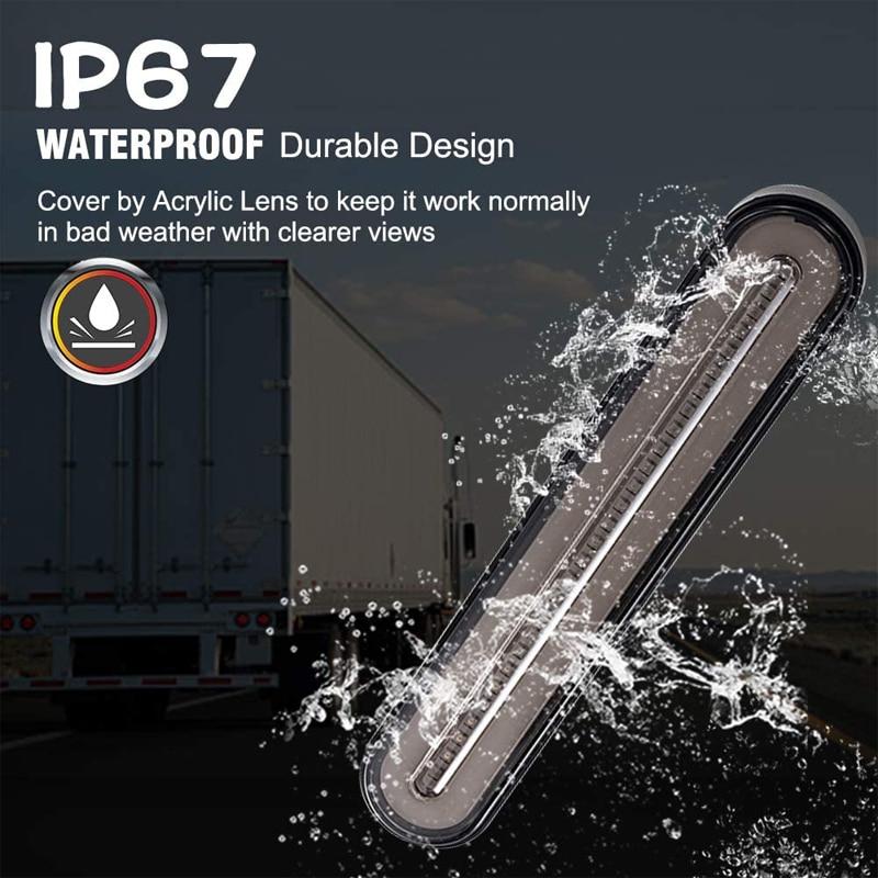 LED Trailer Truck Brake Light Waterproof 3 in1 Neo... – Grandado