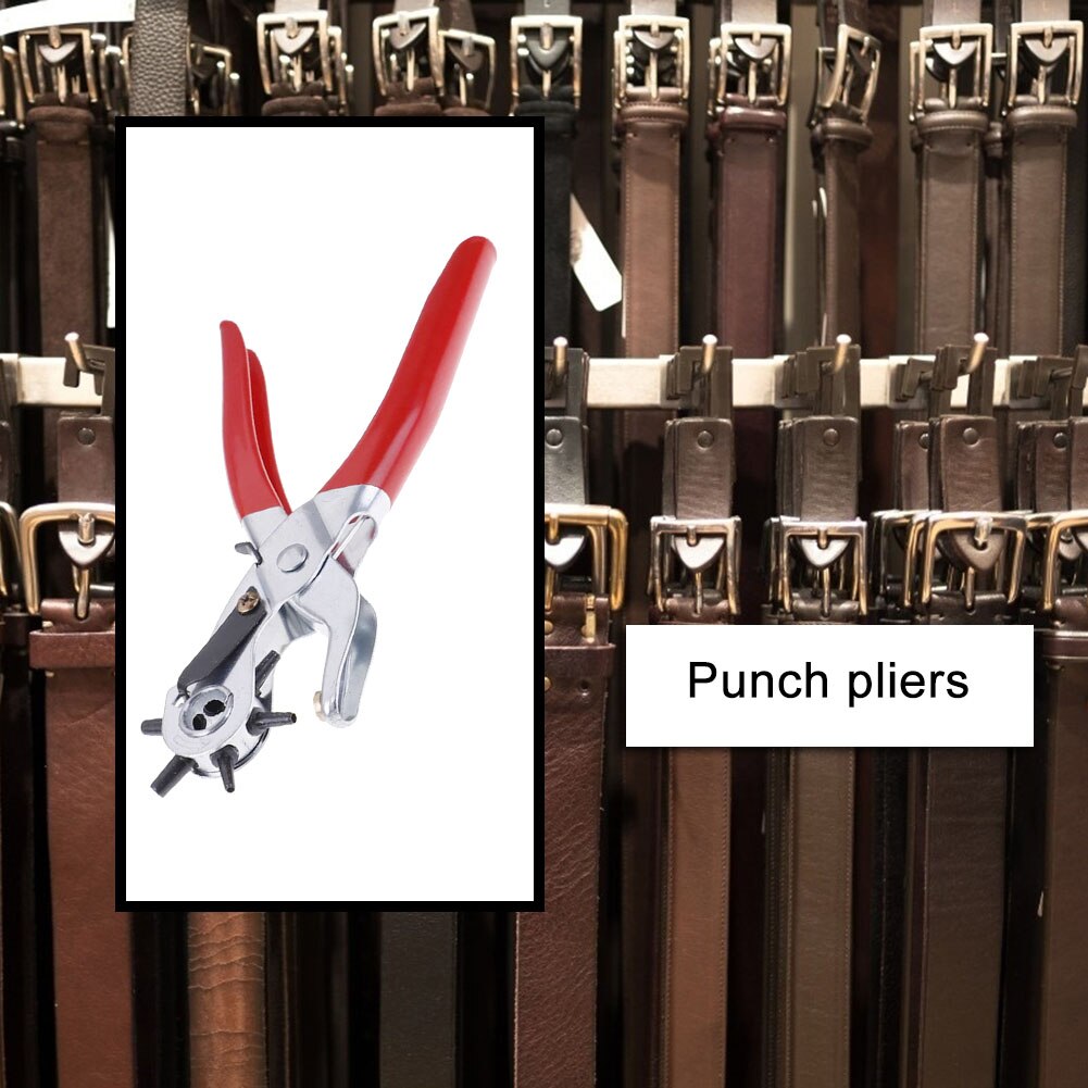 Lederen Riem Perforator Tang Revolve Ponsmachine H... – Grandado