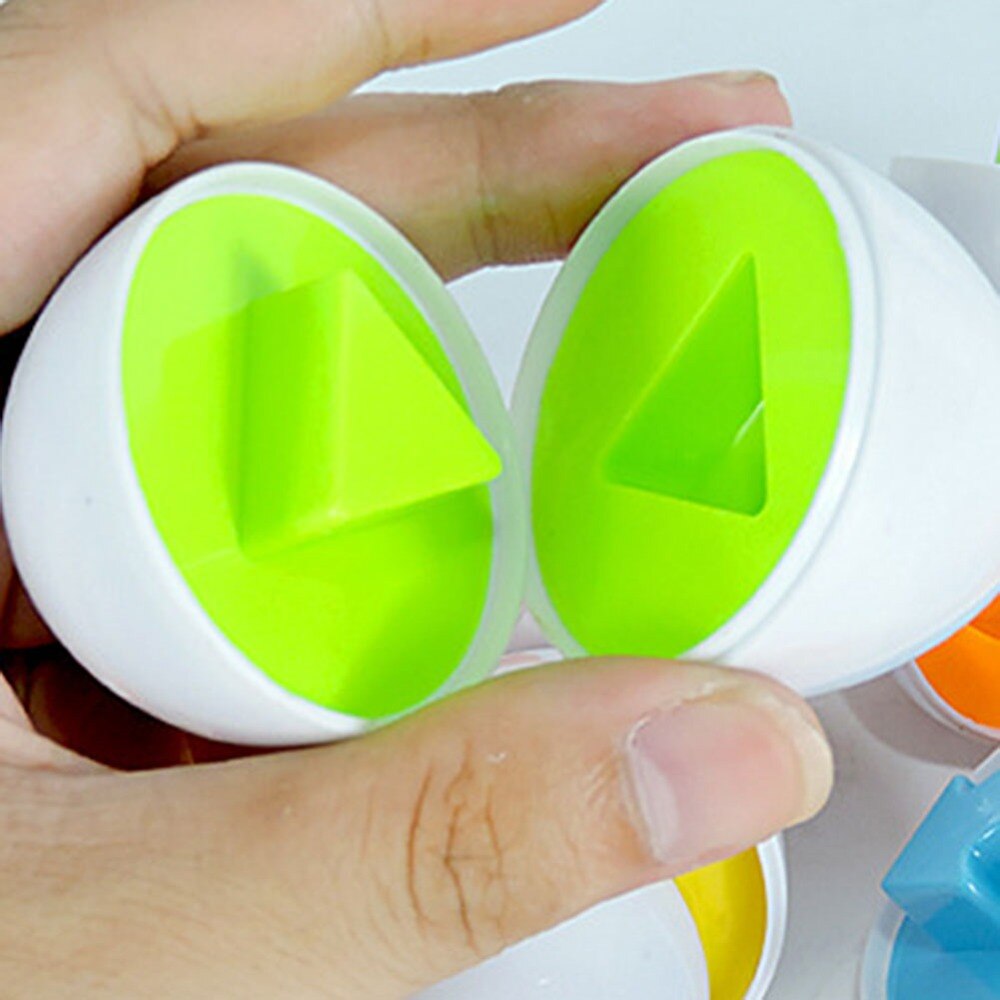 Color Shape Matching Egg Set Preschool Toys Color ... – Grandado