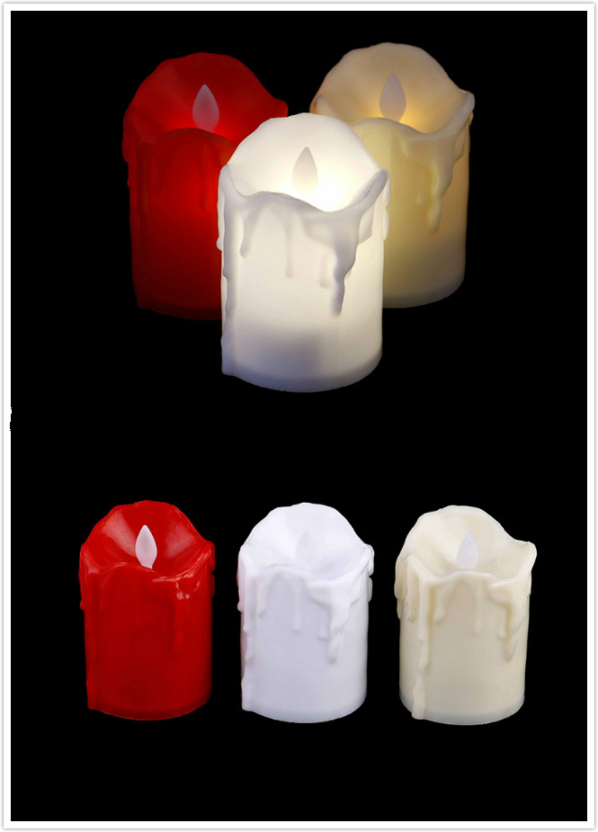 LED Candle Multicolor Lamp Simulation Color Flame ... – Vicedeal
