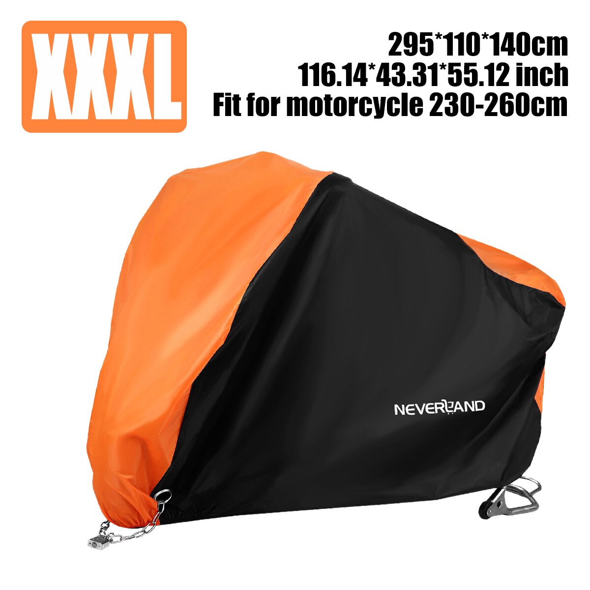 Black Orange Water Rain Proof Motorcycle Covers Mo... – Vicedeal