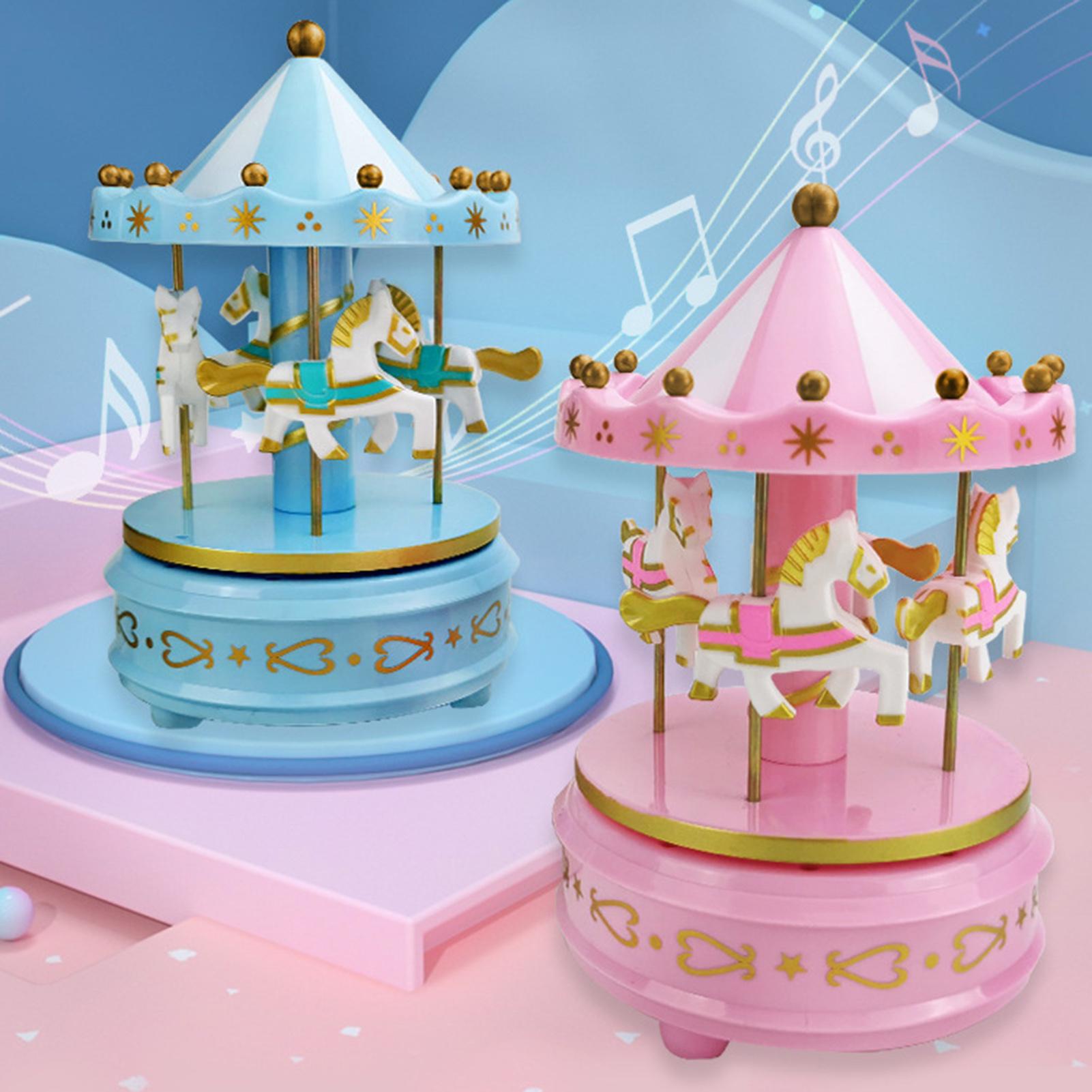 Cute Merry-Go-Round Carousels Music Box Birthday O... – Grandado