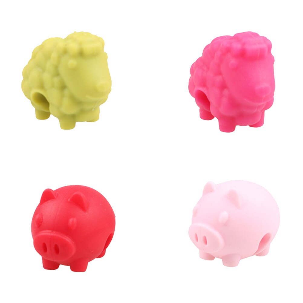 4pcs Silicone Animal Shape Spill-proof Pot Lid Rac... – Grandado