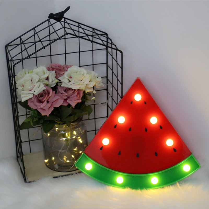 Lovely watermelon styling lamp ins decorative tabl... – Grandado