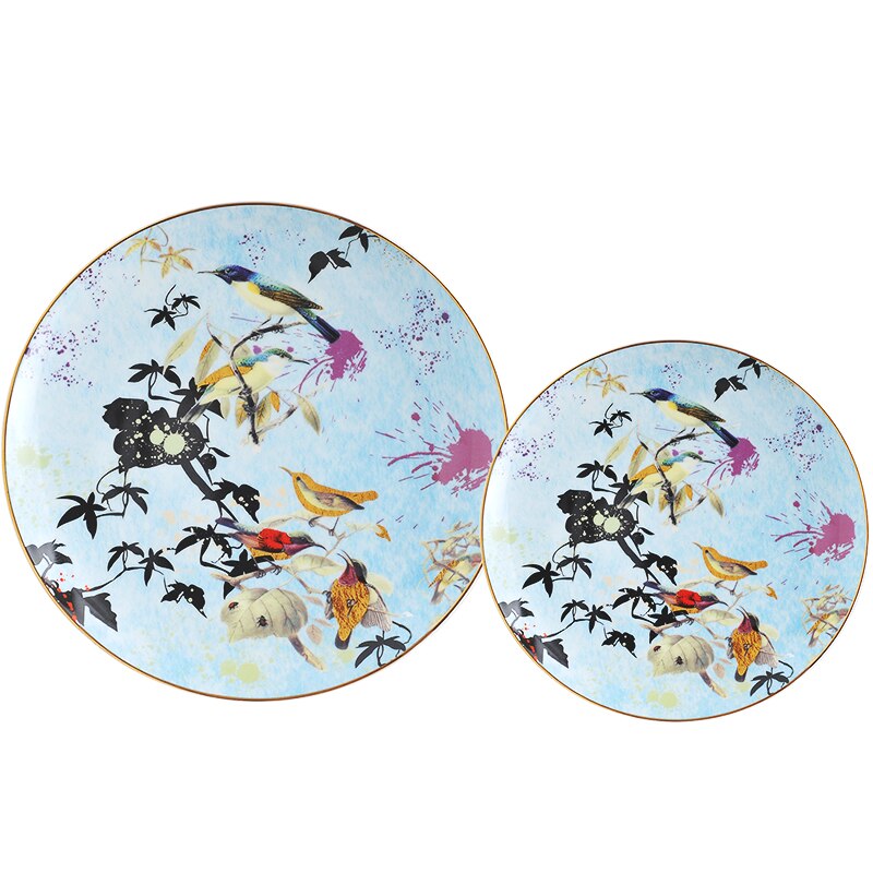 Luxury Dinner Plate Set Porcelain Porcelain Plates... – Grandado