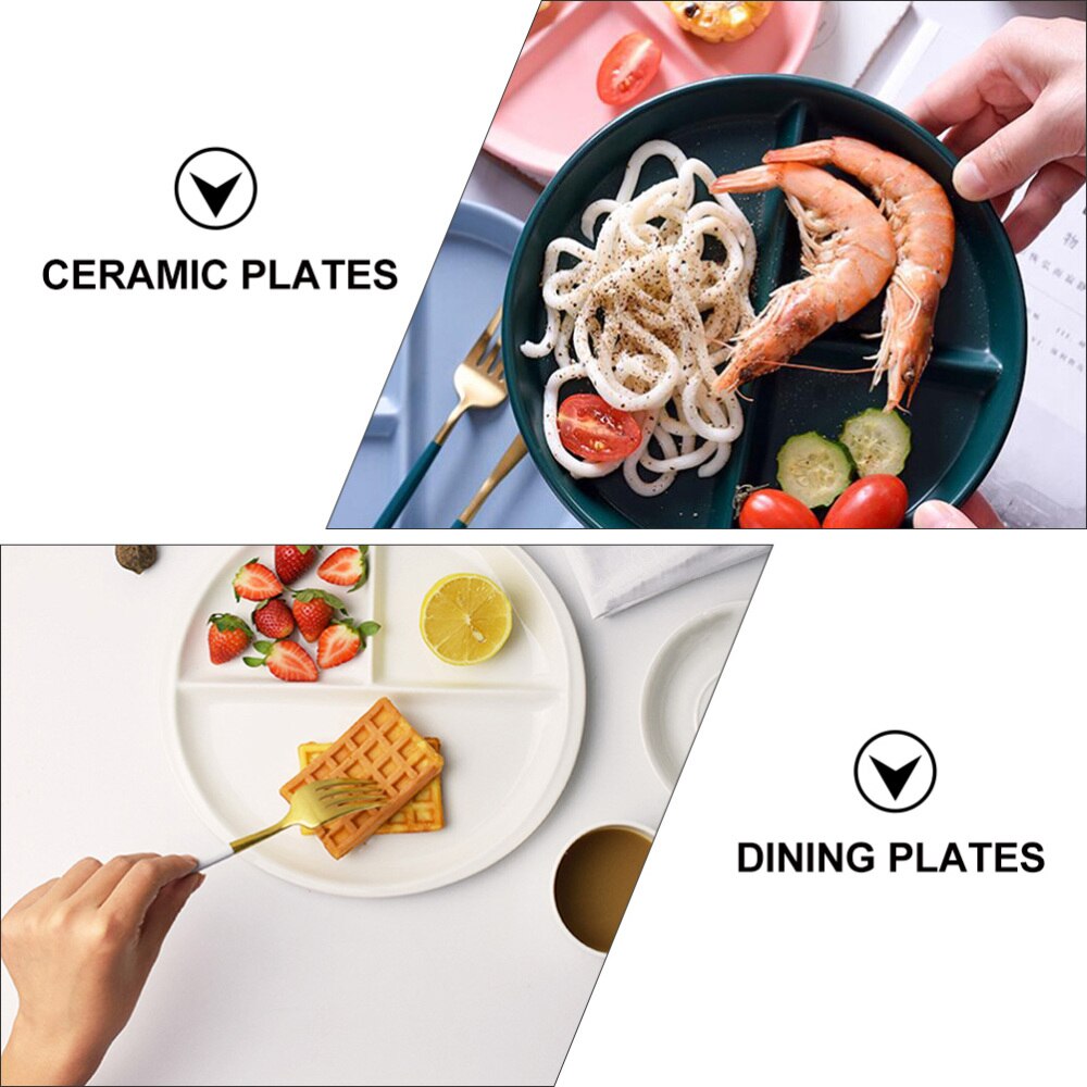 1 Set 2 Ps Dinner Luncheon Plates Ceramic Plates D... – Grandado